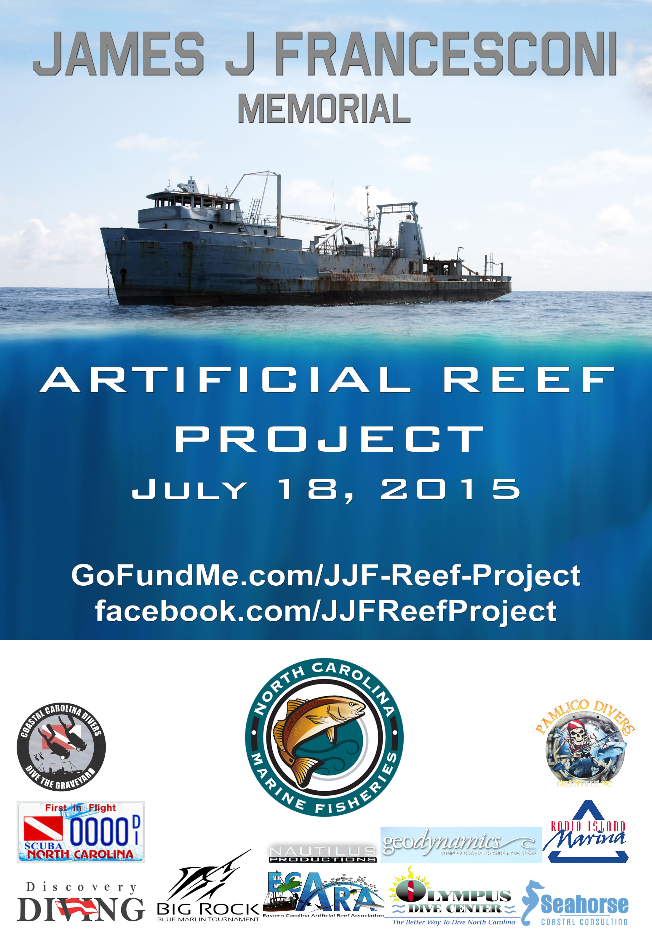 New Shipwreck slated for Crystal Coast” JJF Reef Project to create ...